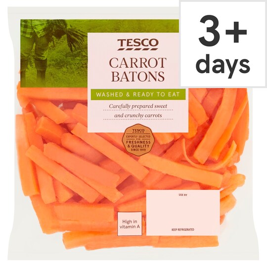 Tesco Fresh & Easy Carrot Batons 600G - Tesco Groceries