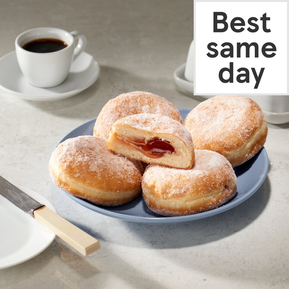 Tesco 5 Jam Doughnuts - Tesco Groceries
