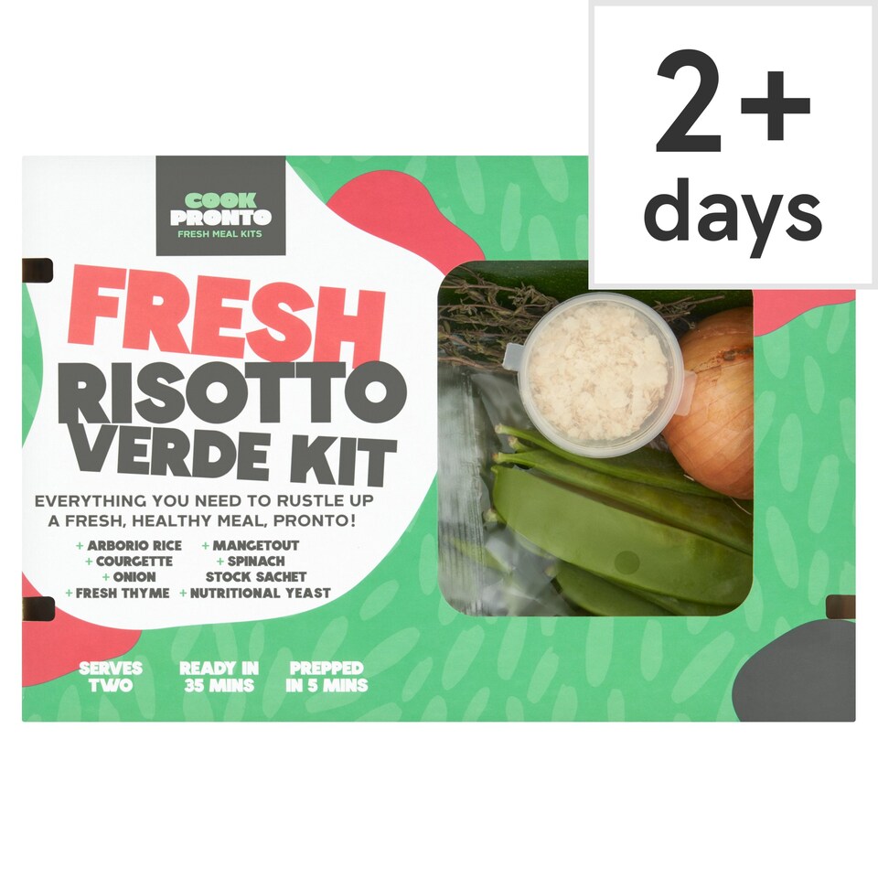 Cook Pronto Fresh Risotto Verde Kit - Tesco Groceries