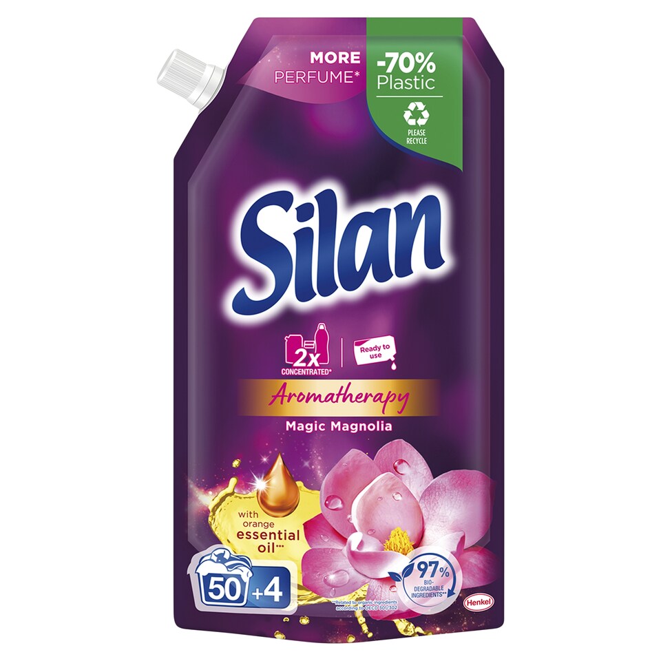 Silan Aromatherapy Magic Magnolia öblít& koncentrátum 54 mosás 594ml ...