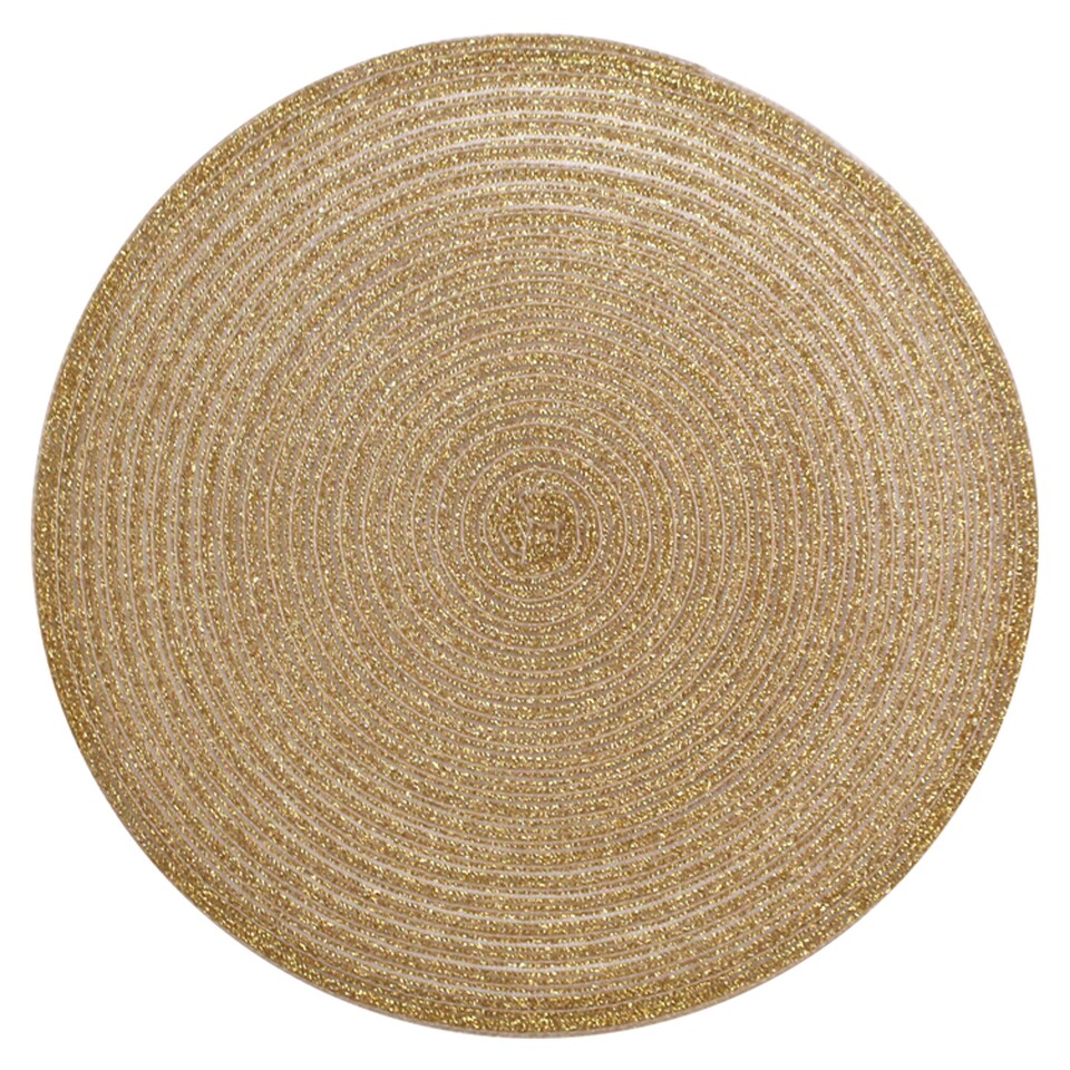 Tesco Gold Woven Placemat 2pk - Tesco Groceries