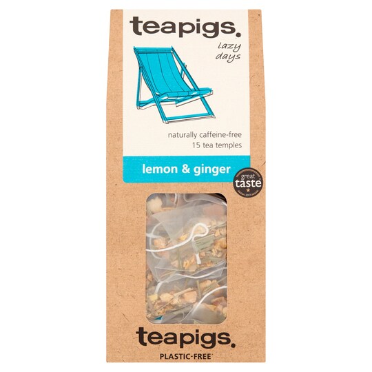 Teapigs Lemon & Ginger 15'S 37.5G - Tesco Groceries