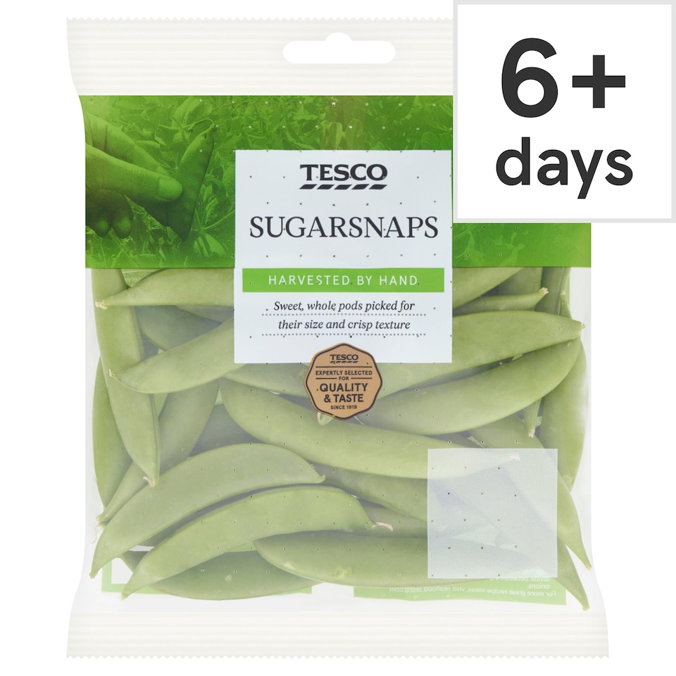 Tesco Sugarsnap Peas 180g - Tesco Groceries