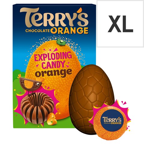 Terry's Chocolate Orange Exploding Candy Easter Egg 297g - Tesco Groceries