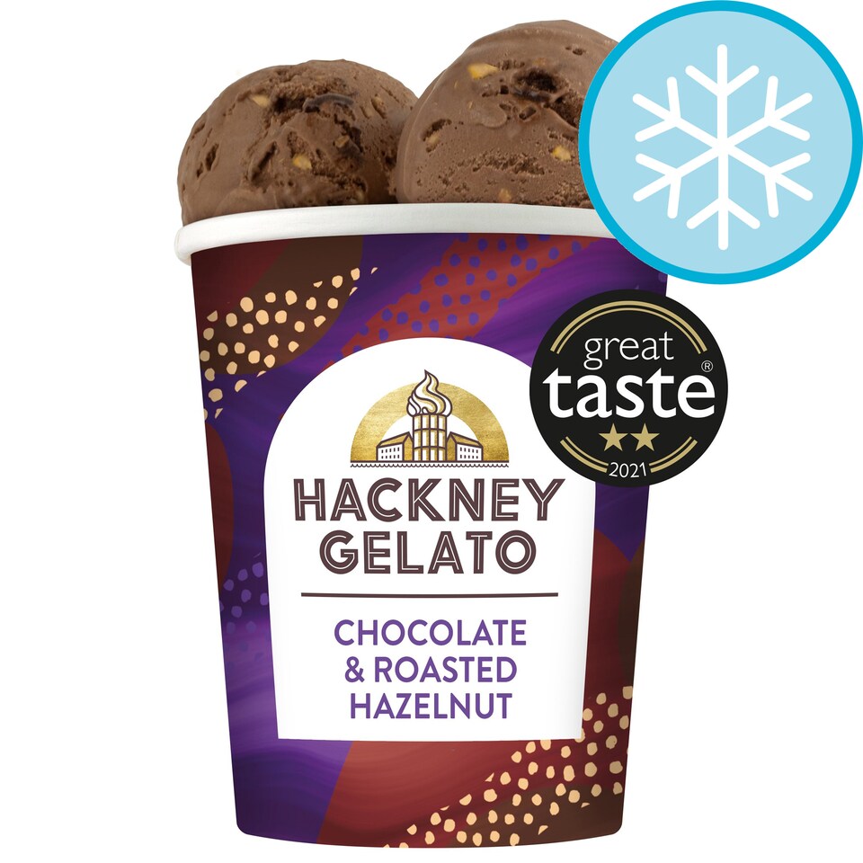 Hackney Gelato Chocolate & Roasted Hazelnut 460Ml - Tesco Groceries