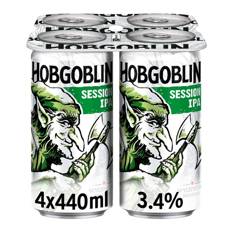 Hobgoblin Session IPA Ale Beer 4 x 440ml - Tesco Groceries