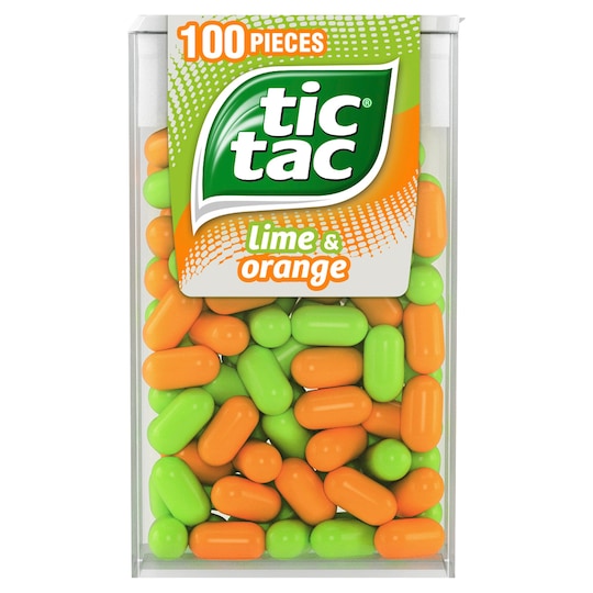Tic Tac Lime And Orange 49G - Tesco Groceries