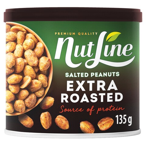 NutLine Extra Roasted, Salted Peanuts 135 g - Tesco Groceries