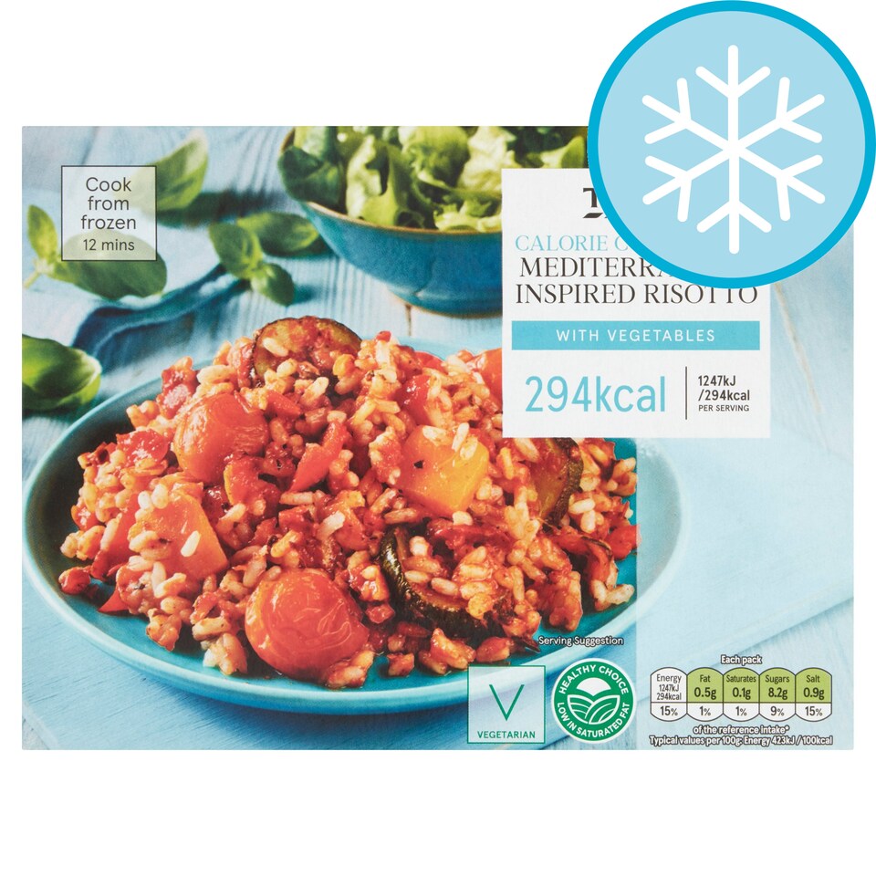 Tesco Calorie Controlled Mediterranean Inspired Risotto 350G - Tesco ...
