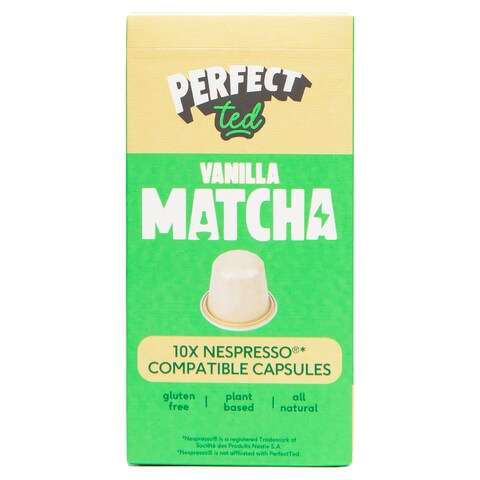 Perfect Ted Vanilla Matcha Nespresso Capsules 10x5g - Tesco Groceries