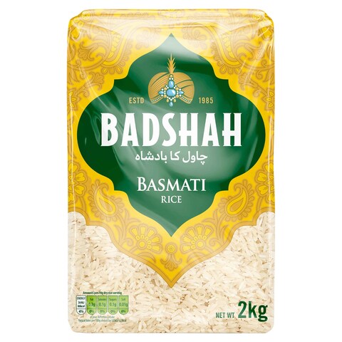 Badshah Basmati Rice 2Kg - Tesco Groceries