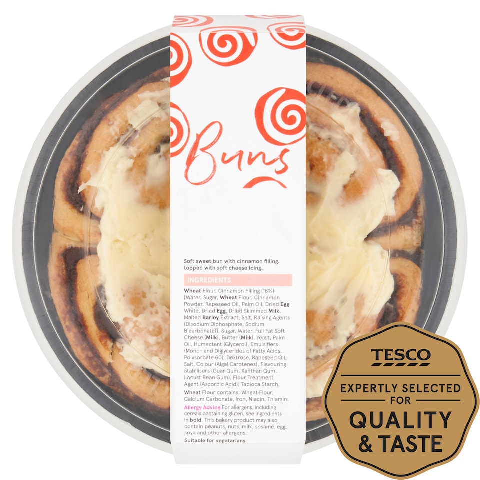 Tesco Cinnamon Tear And Share Bun - Tesco Groceries