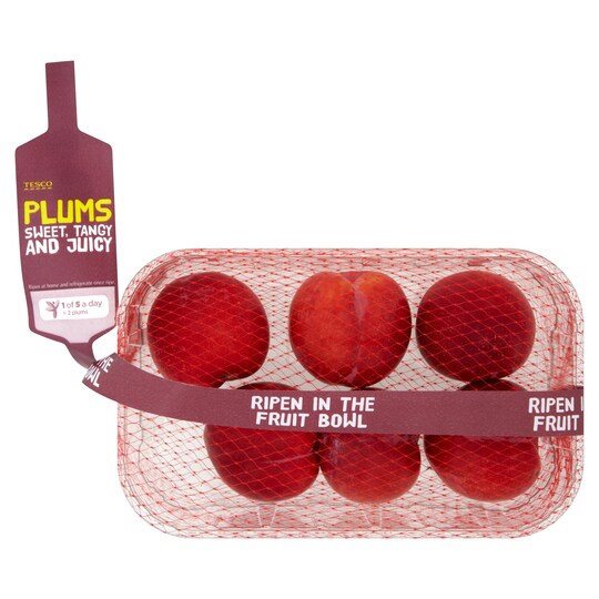 Ripen At Home Punnet Plum Pack 400G - Tesco Groceries
