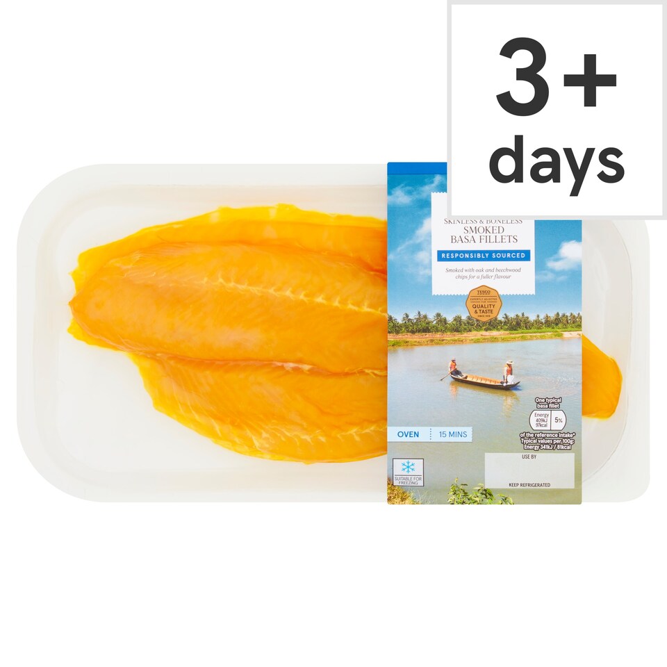 Tesco 2 Skinless Smoked Basa Fillets 240G - Tesco Groceries