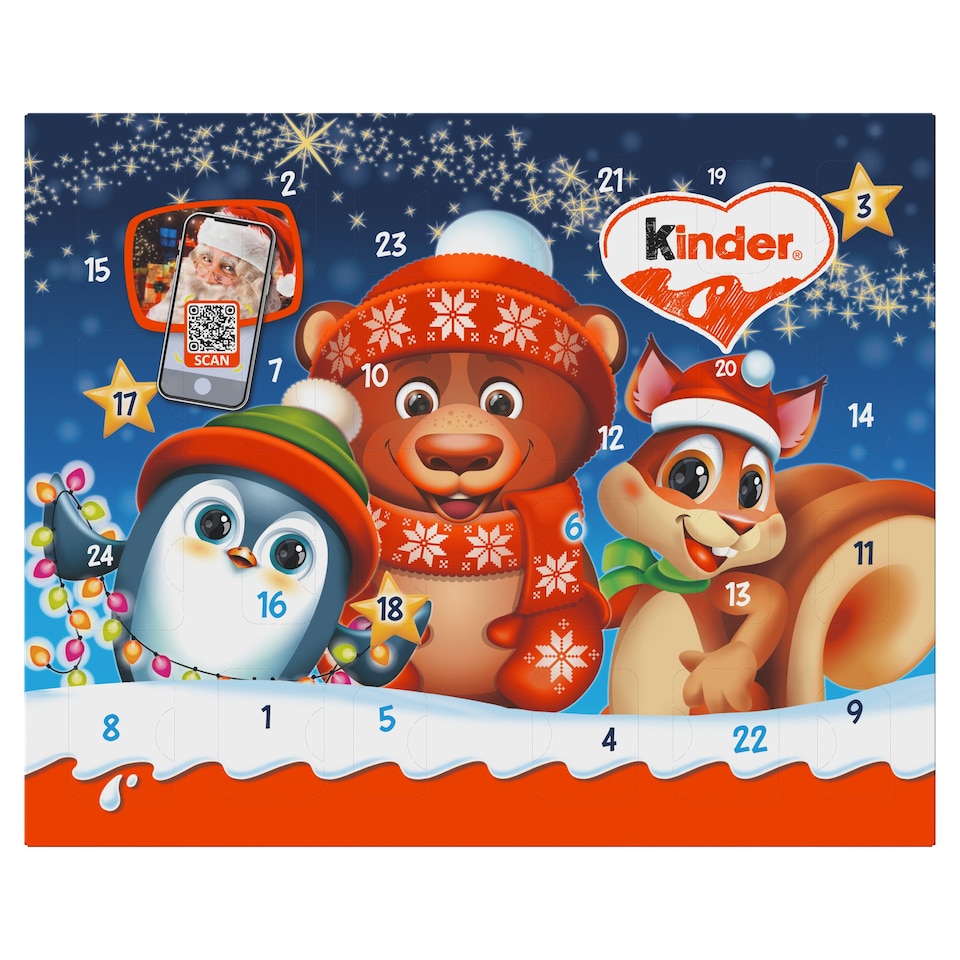 Kinder Adventný kalendár 24 ks 113 g - Tesco Groceries
