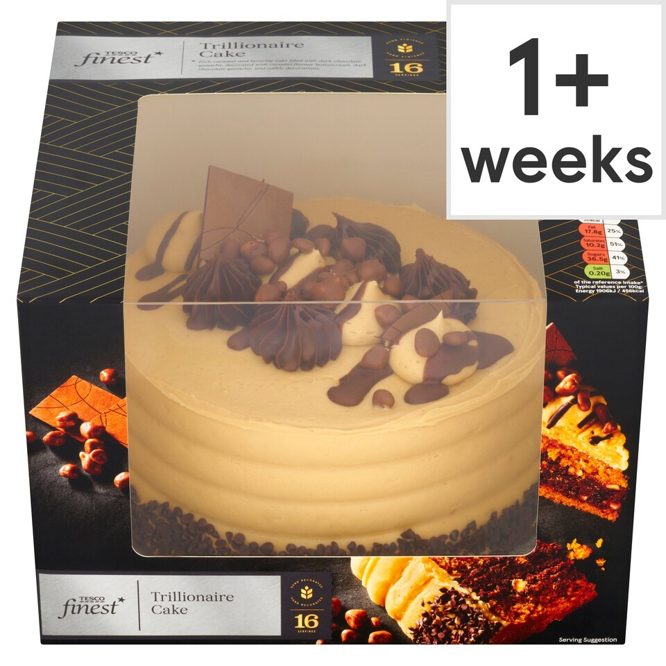 Tesco Finest Trillionaire Cake - Tesco Groceries