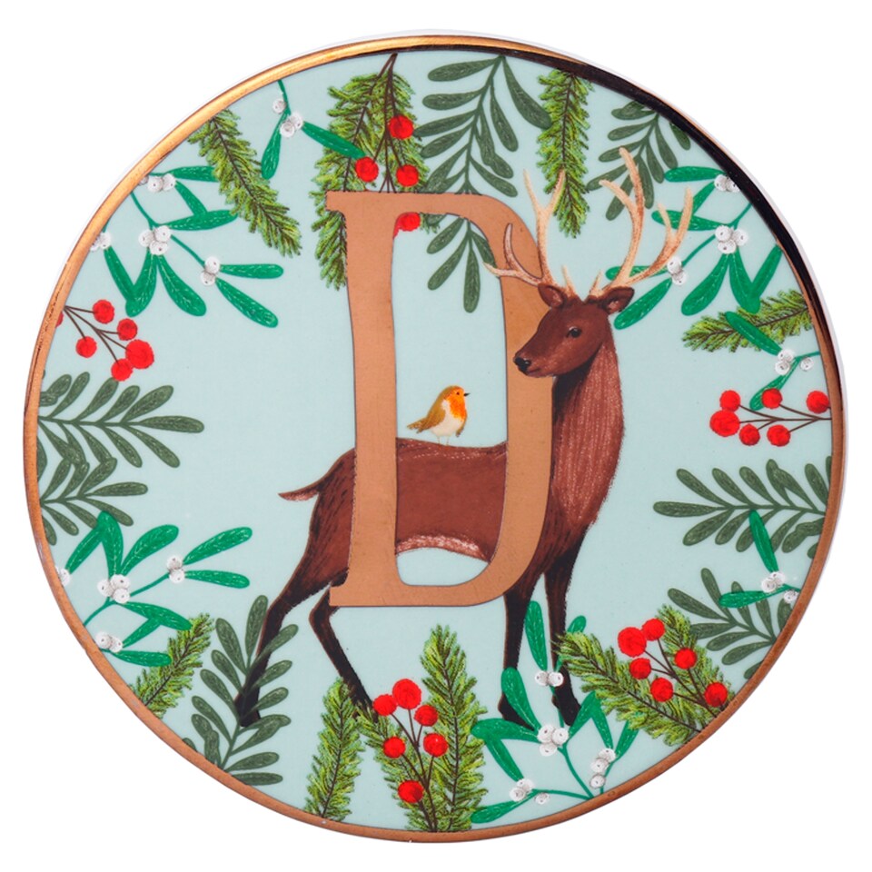 Tesco Belonging Alphabet Coaster D - Tesco Groceries