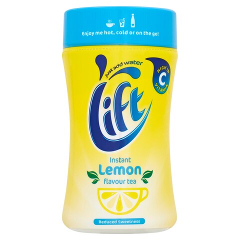 Lift Instant Lemon Flavour Tea Reduced Sweetness 165G - Tesco Groceries