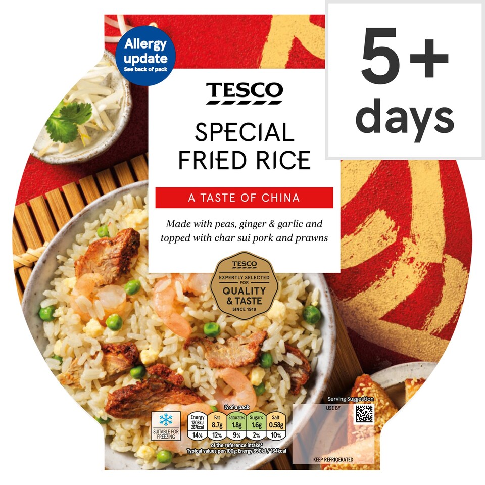 Tesco Special Fried Rice 350G - Tesco Groceries