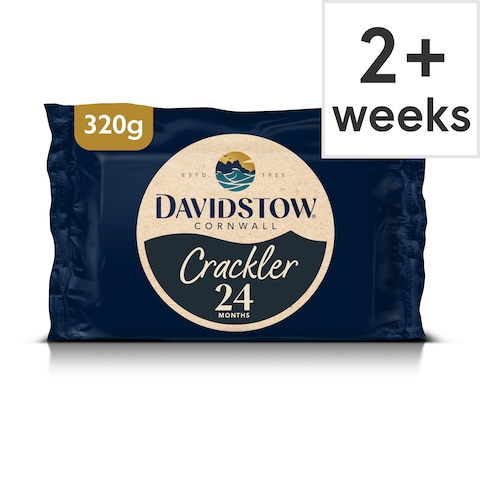Davidstow Crackler Extra Mature Cornish Cheddar Cheese 320g - Tesco ...