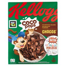 Kellogg's Coco Pops Chocos Chocolate Flavoured Wheat Cereal 375 g ...