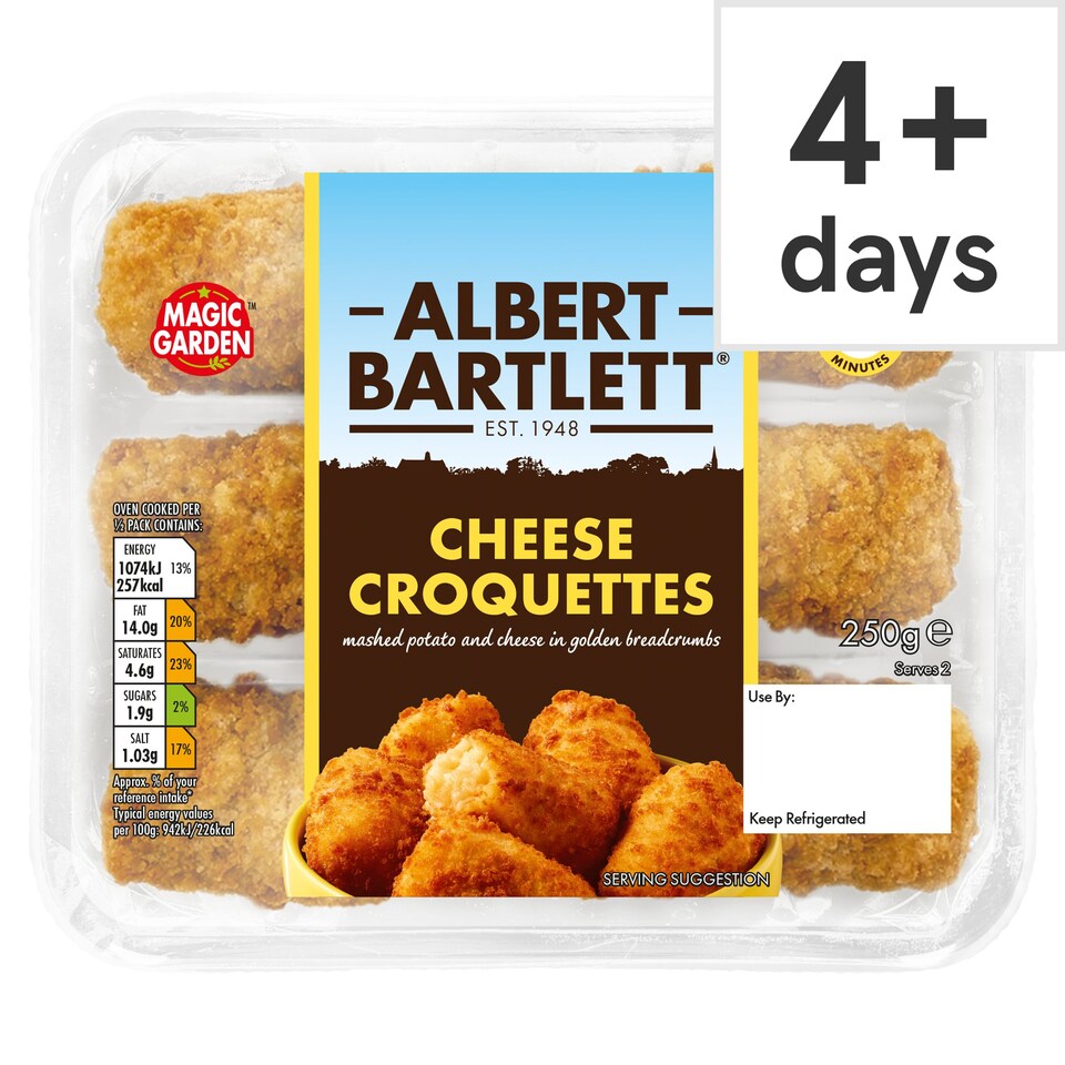 Albert Bartlett Cheese Croquettes 250G - Tesco Groceries