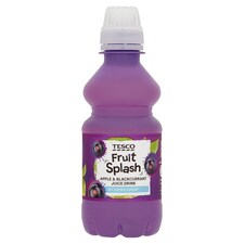 Tesco Fruit Splash No Added Sugar Apple & Blackcurrent Juice Drink ...