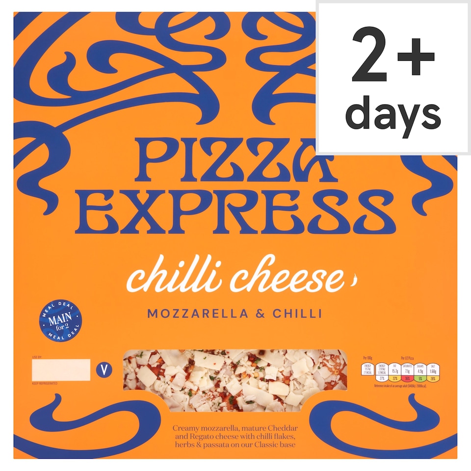 Pizza Express Classic Chilli Cheese 428g - Tesco Groceries