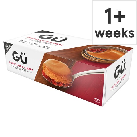 Gu Chocolate & Cherry Desserts 2x80g - Tesco Groceries