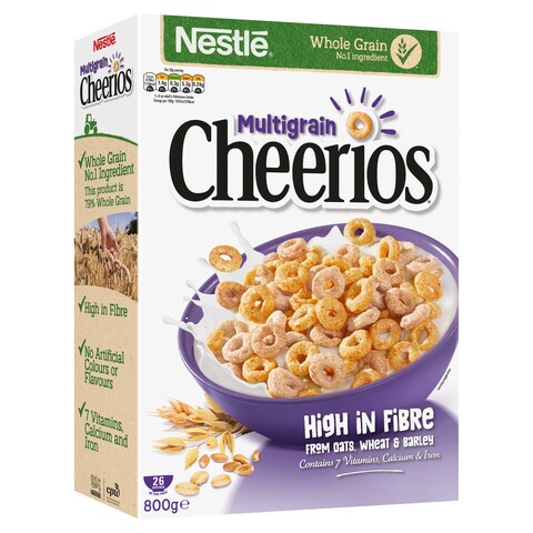 Nestlé Cheerios Multigrain Cereal 800g - Tesco Groceries