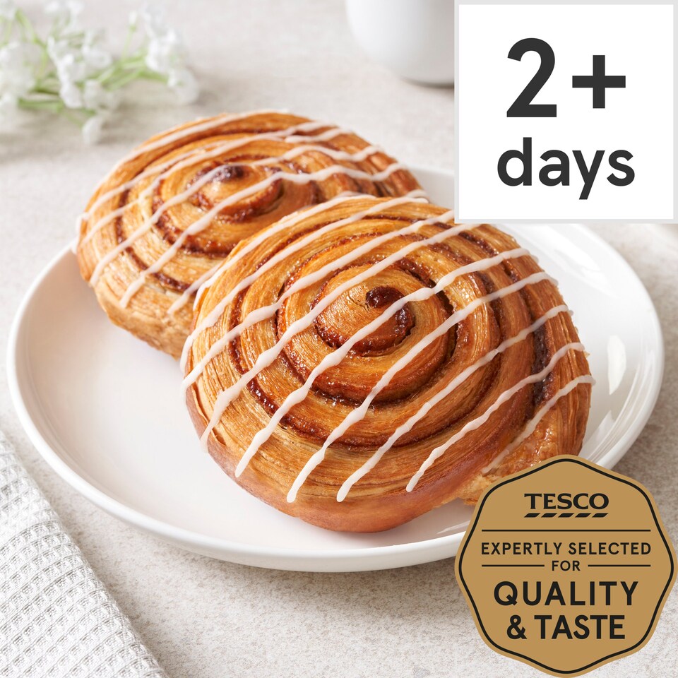 Tesco Cinnamon Swirl 2 Pack - Tesco Groceries