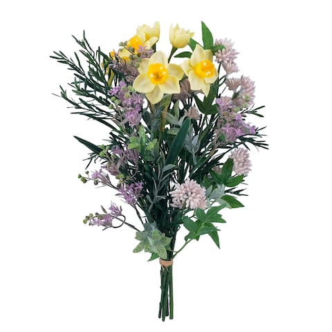 Bayswood Artificial Spring Flowers Bouquet - Tesco Groceries
