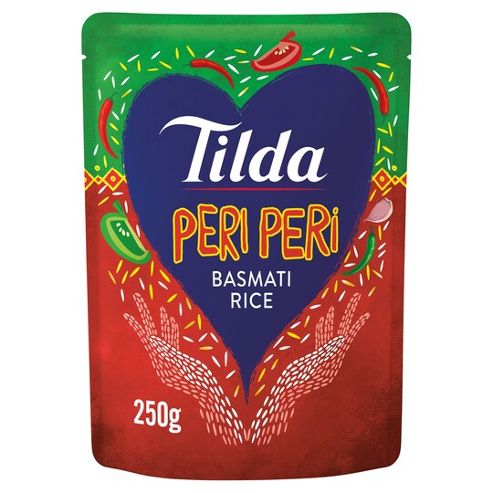 Tilda Peri Peri Basmati Rice 250G - Tesco Groceries