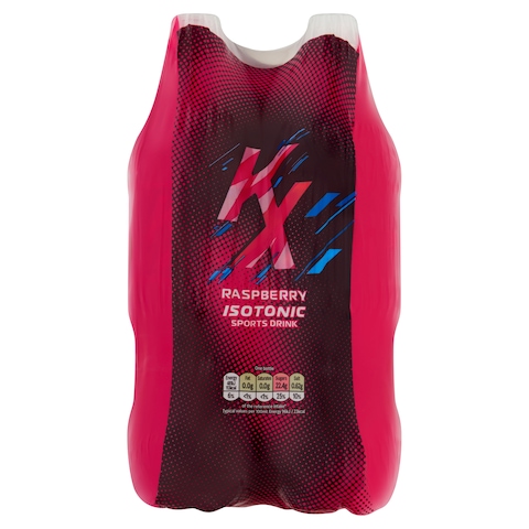 KX Isotonic Sports Drink - Raspberry 4 x 500ml - Tesco Groceries