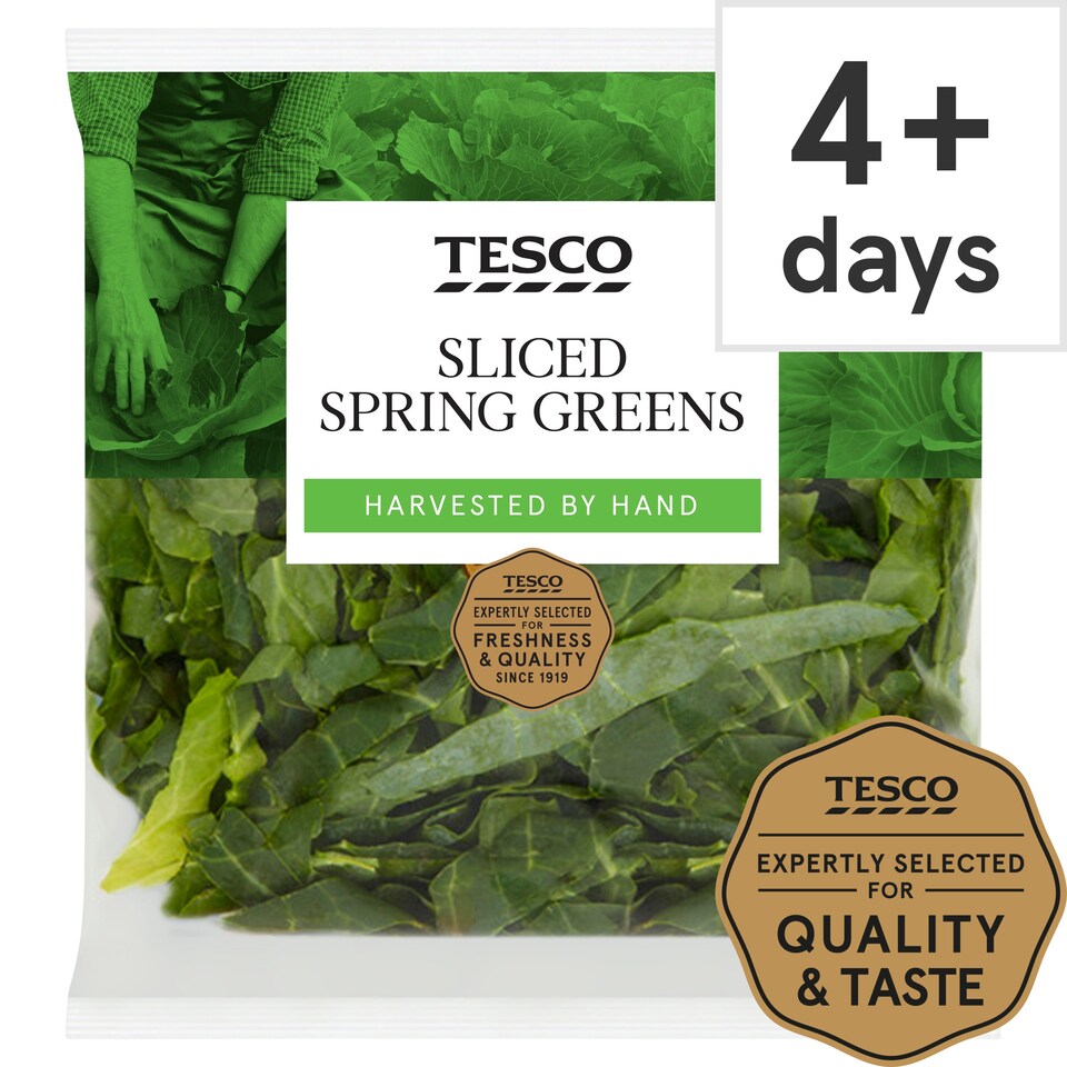 Tesco Sliced Greens 300G - Tesco Groceries