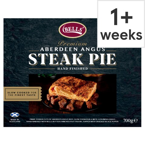 Bells Premium Aberdeen Angus Steak Pie 700g - Tesco Groceries