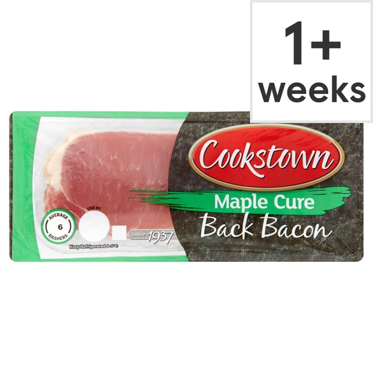 Cookstown Maple Cure Back Bacon 200G - Tesco Groceries