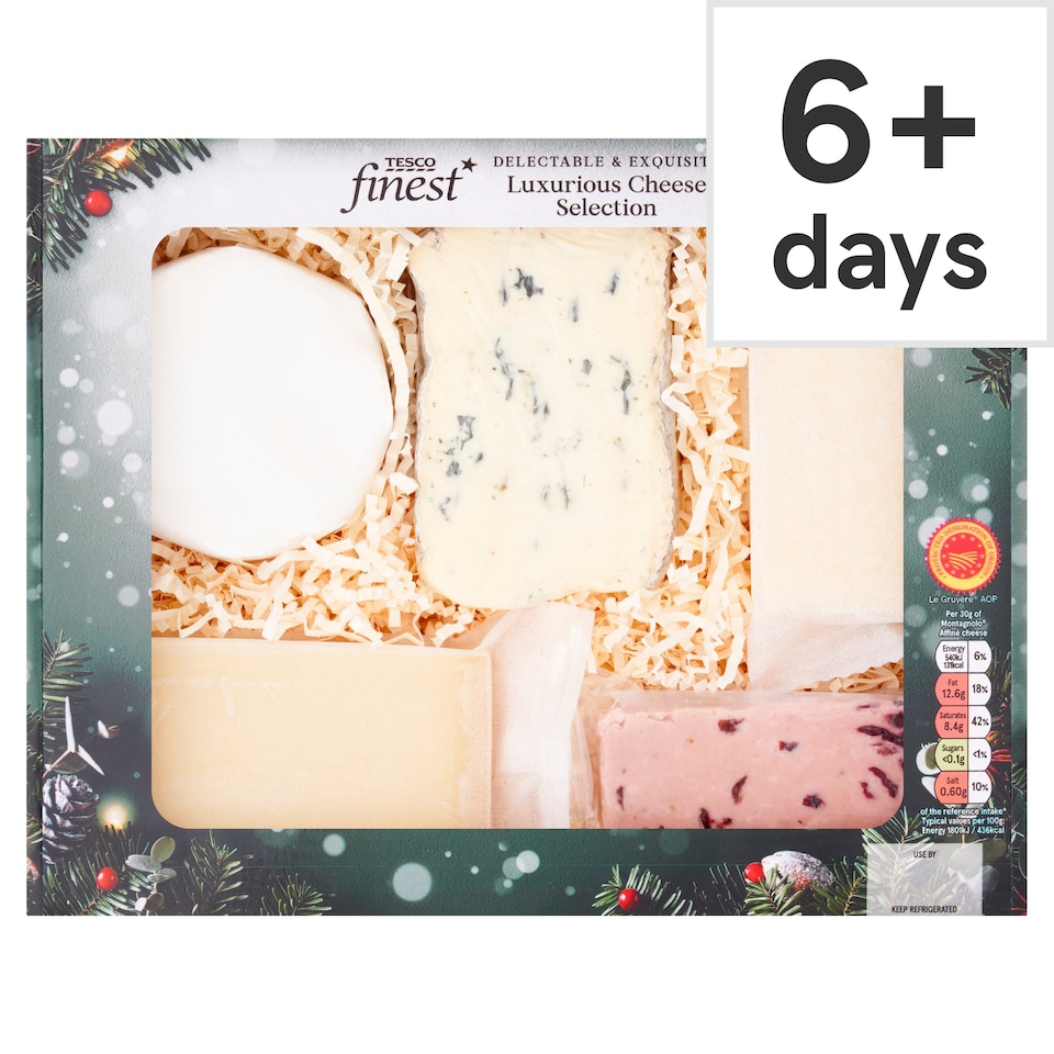 Tesco Finest Luxurious Cheese Selection 565g - Tesco Groceries