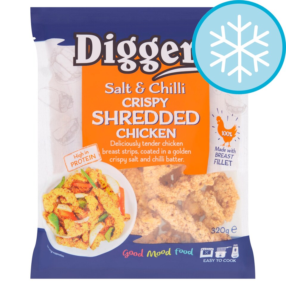 Diggers Salt Ch C Shredded Chicken 320G - Tesco Groceries