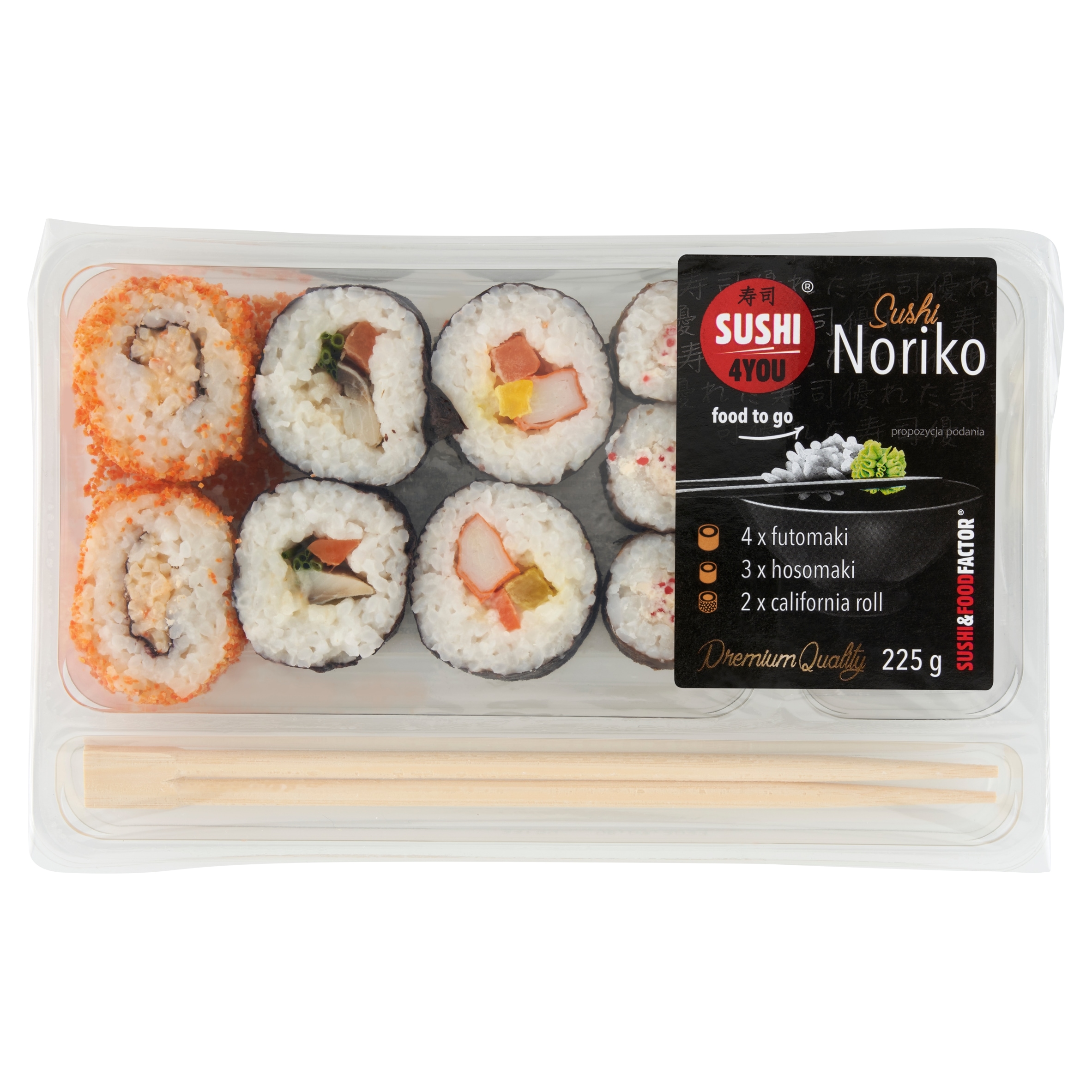 Sushi4You Noriko sushi box 225 g - Tesco Groceries