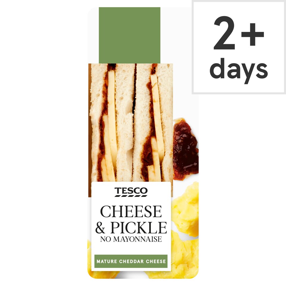 Tesco Cheese & Pickle Sandwich - Tesco Groceries