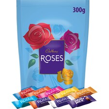 Cadbury Roses Chocolate Pouch 300g - Tesco Groceries