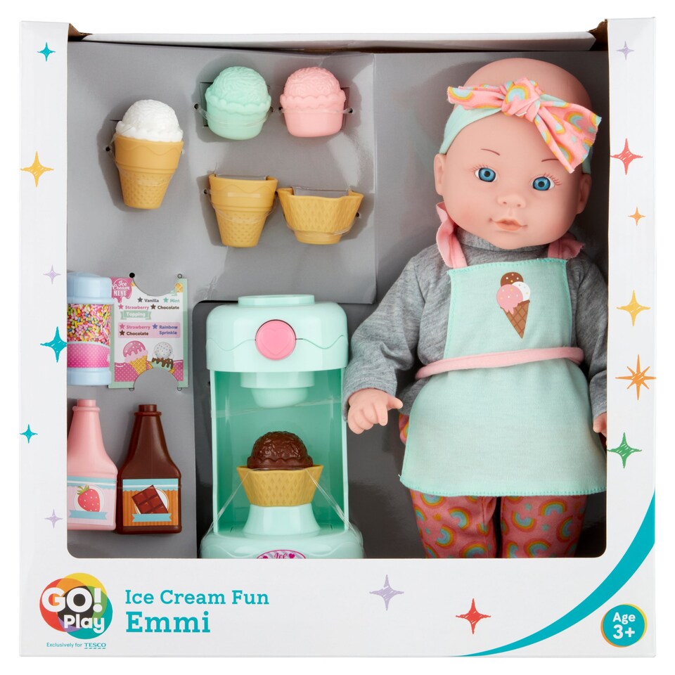 Tesco GO! Play Emmi fagyizós játékszett - Tesco Groceries