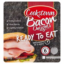 Cookstown Bacon Delights Ca 120G - Tesco Groceries
