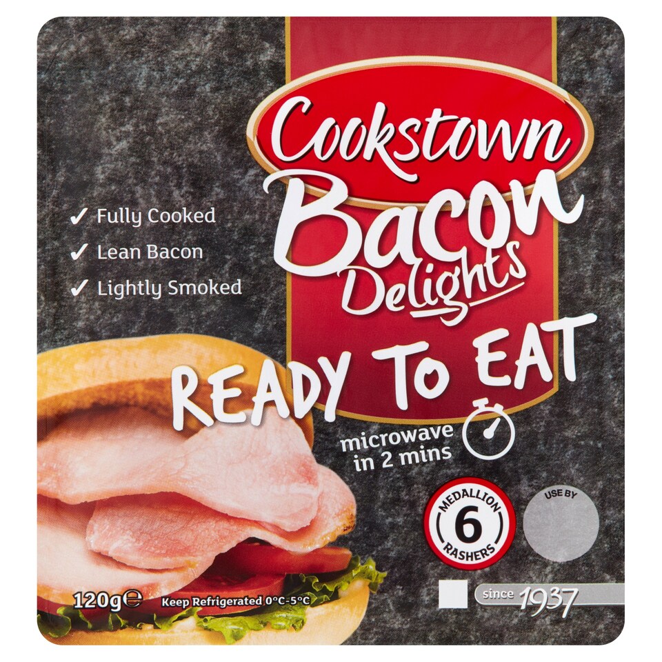 Cookstown Bacon Delights Ca 120G - Tesco Groceries