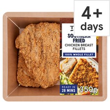 Tesco Southern Fried Chicken Breast Fillets 350g - Tesco Groceries