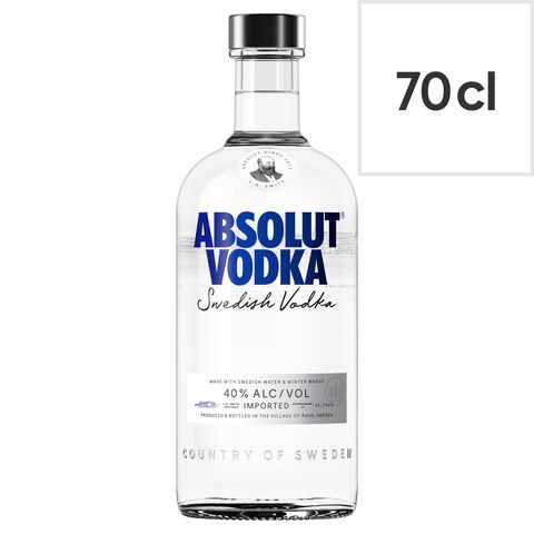 Absolut Swedish Vodka 70Cl - Tesco Groceries