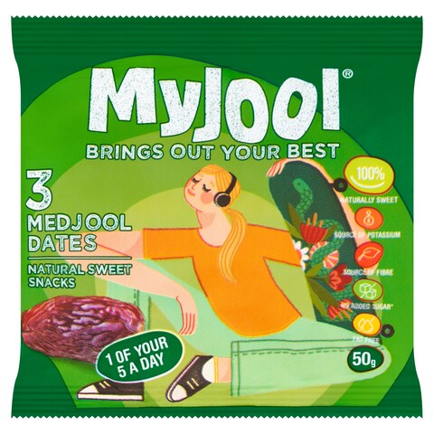 MYJOOL 3 MEDJOOL DATES 50g - Tesco Groceries