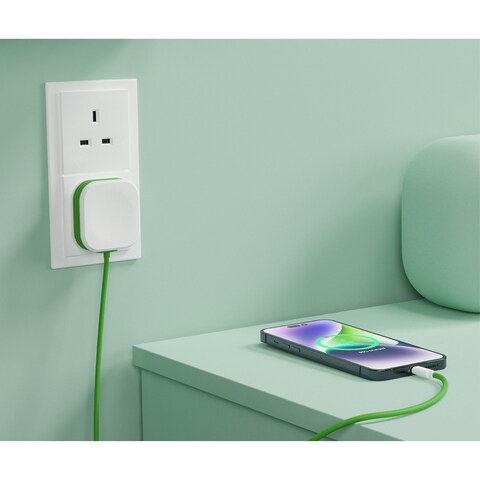 Juice 20W Mains Home Charger Plug With Integrated Lightning USB iPhone ...