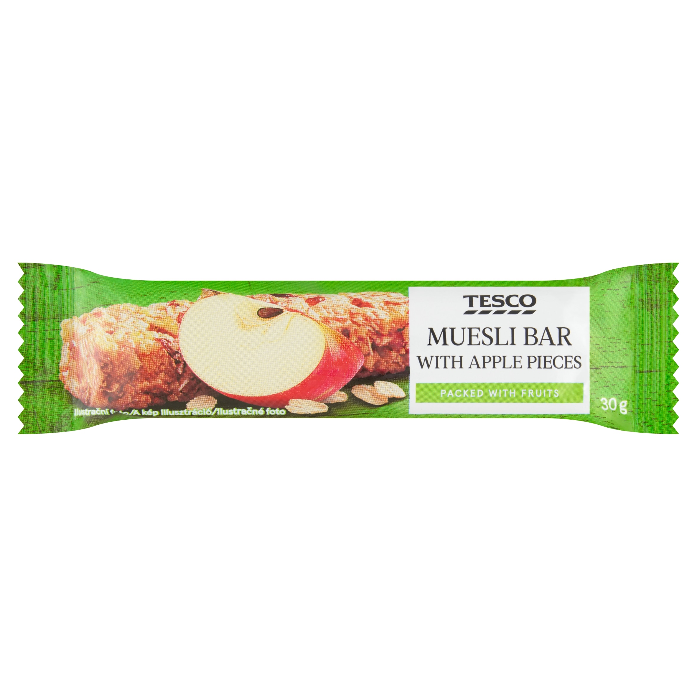 Tesco Muesli Bar with Apple Pieces 30 g - Tesco Groceries